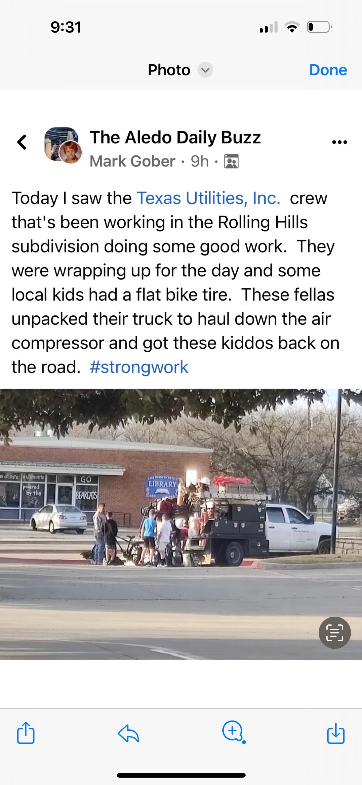 TSU One crew helping out neighborhood kids